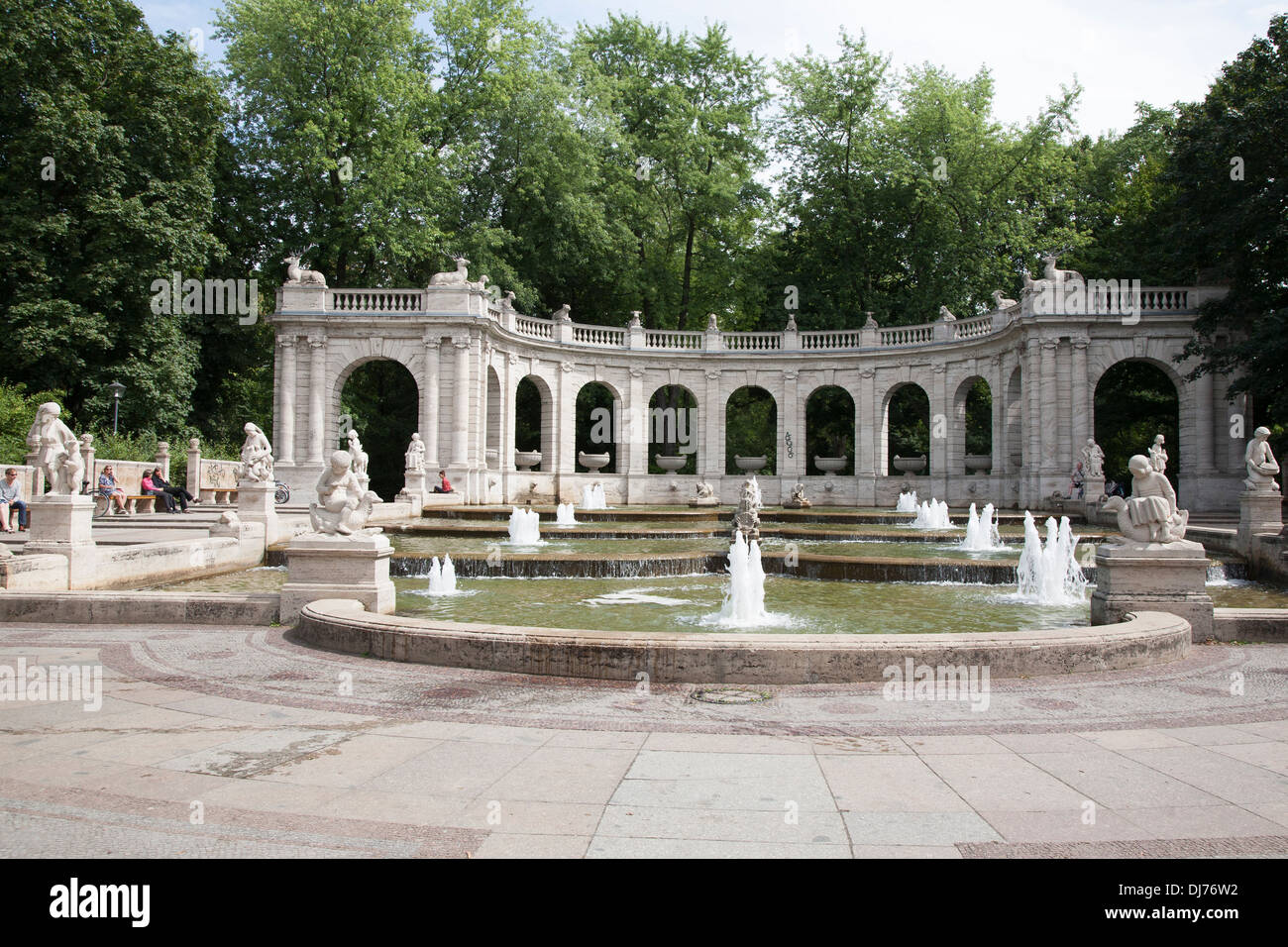 Marchenbrunnen Fairy Tale Fountain (1913) in the Volkspark ...