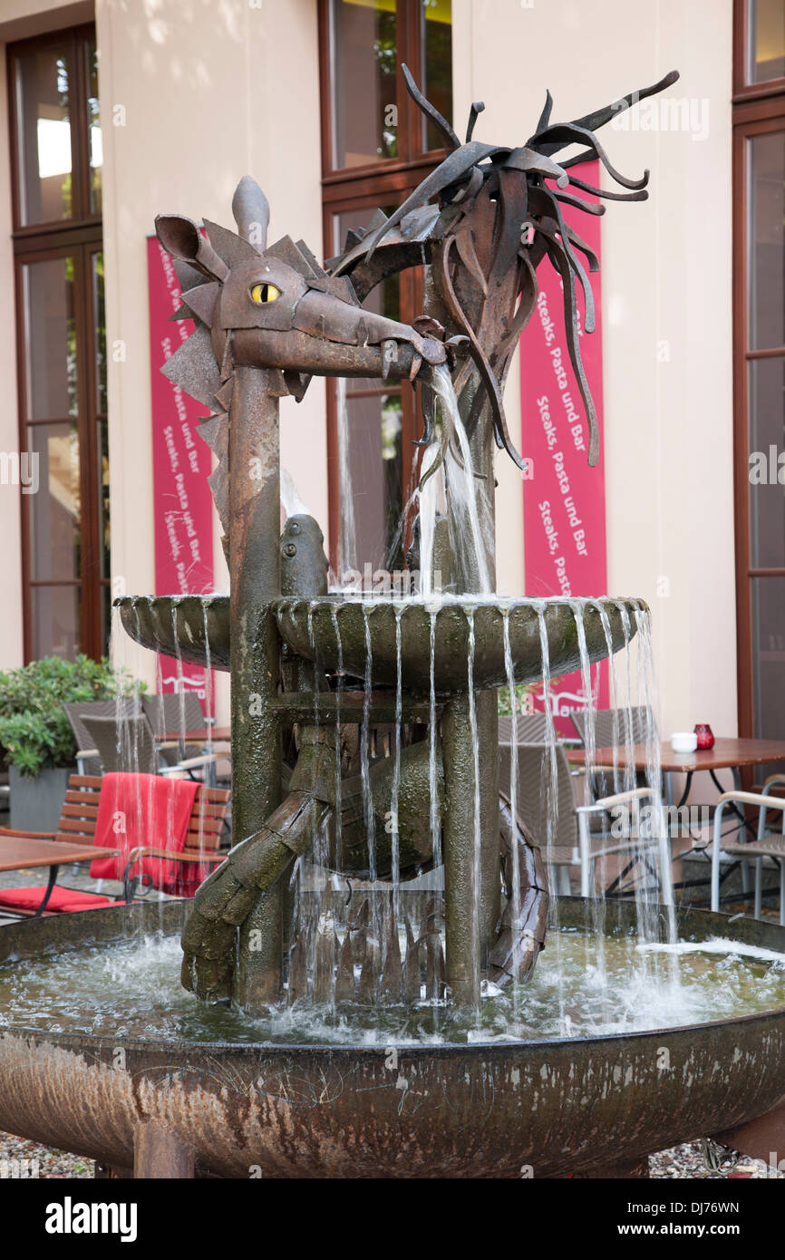 Fountain at Pfefferberg Cultural Centre, Berlin, Germany Stock Photo ...