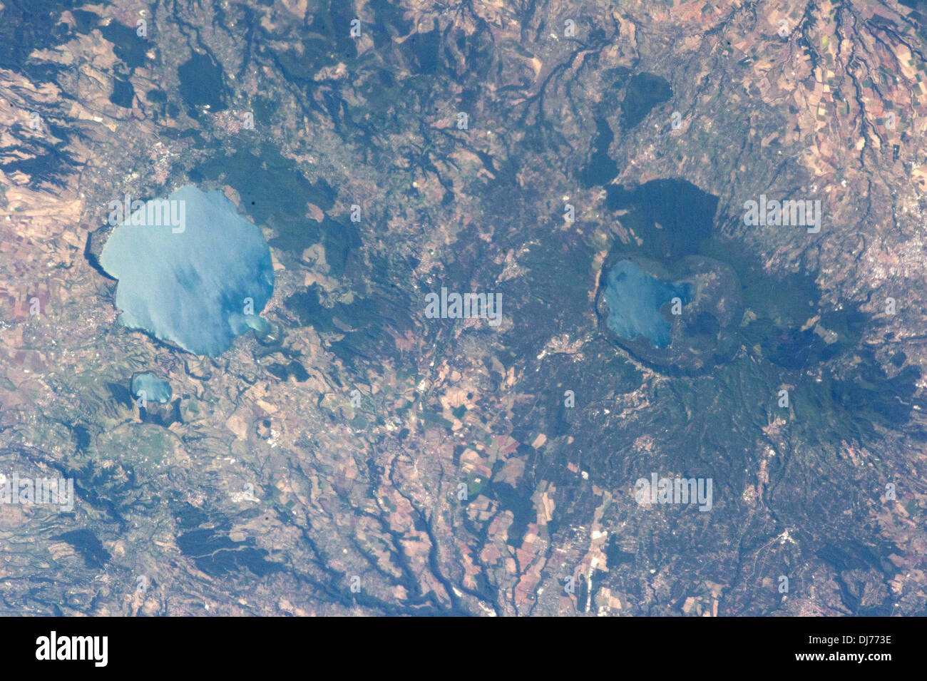 Caldera lakes, Italy Stock Photo - Alamy