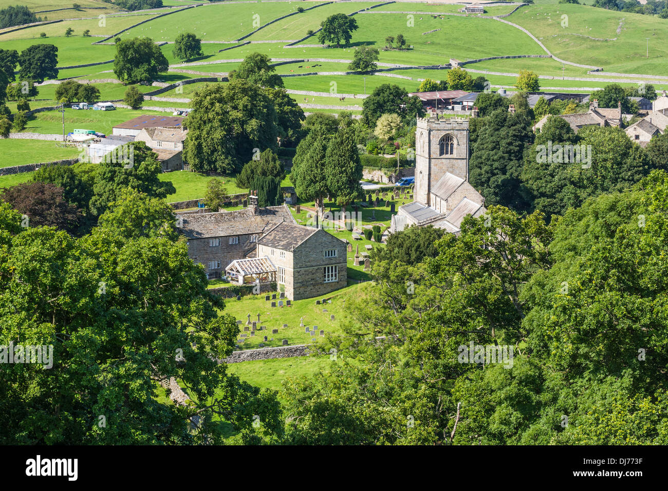 Burnsall in Wharfedale, North Yorkshire Stock Photo - Alamy