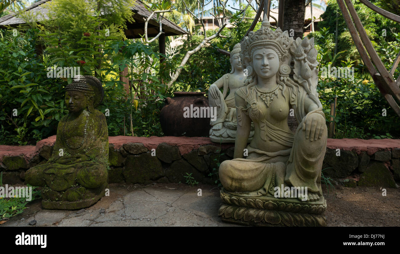 Traditional stone sculptures of Bali island, Indonesia Stock Photo - Alamy