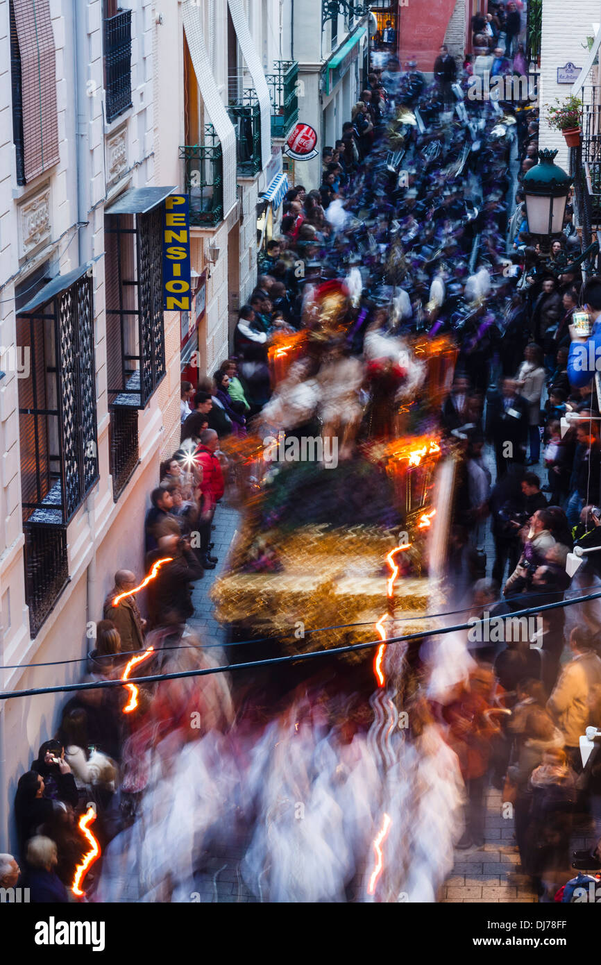 Holy week procession at granada hi-res stock photography and images - Alamy