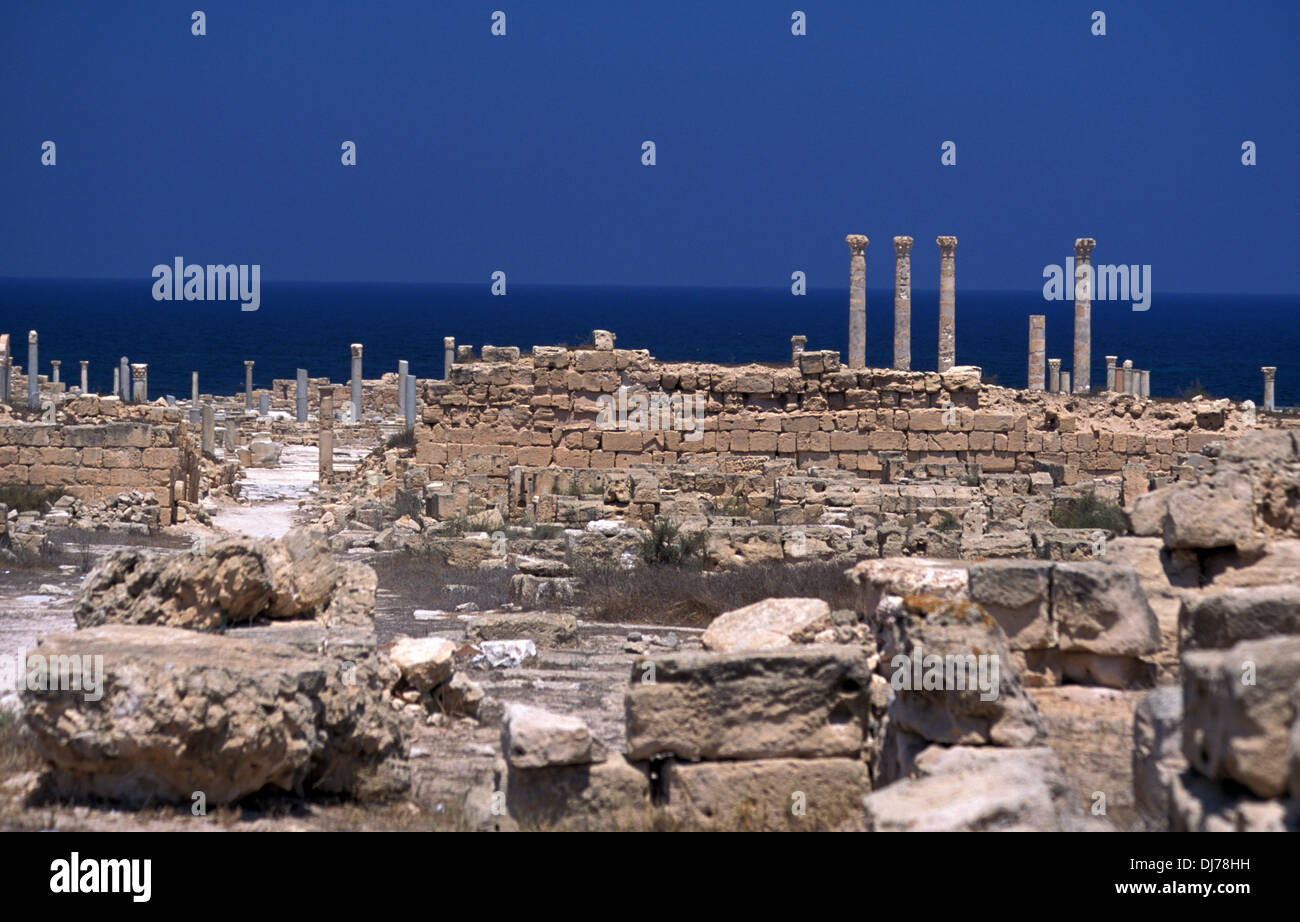 Ancient Sabratha, UNESCO World Heritage Site Stock Photo - Alamy