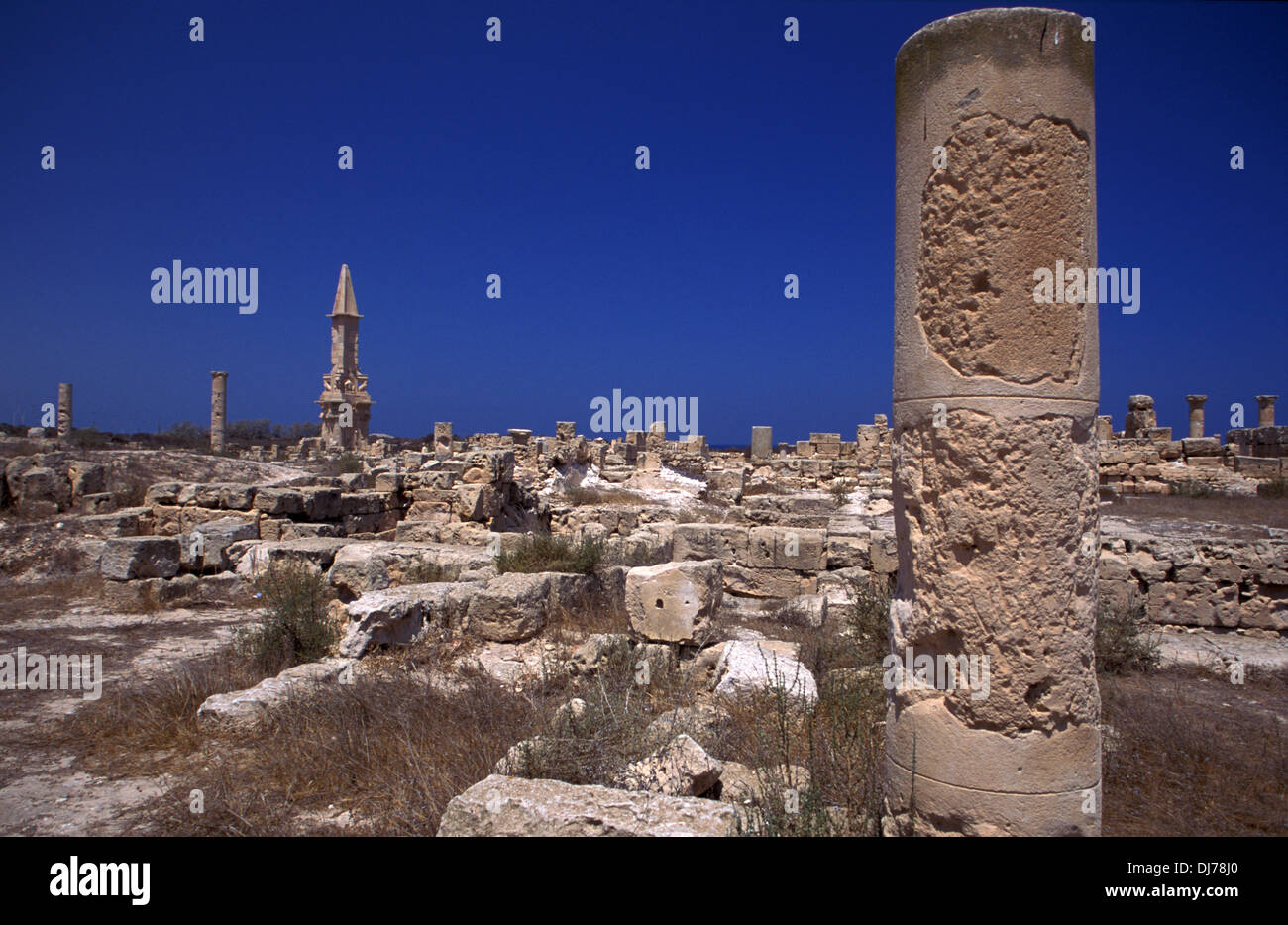 Ancient Sabratha, UNESCO World Heritage Site Stock Photo - Alamy
