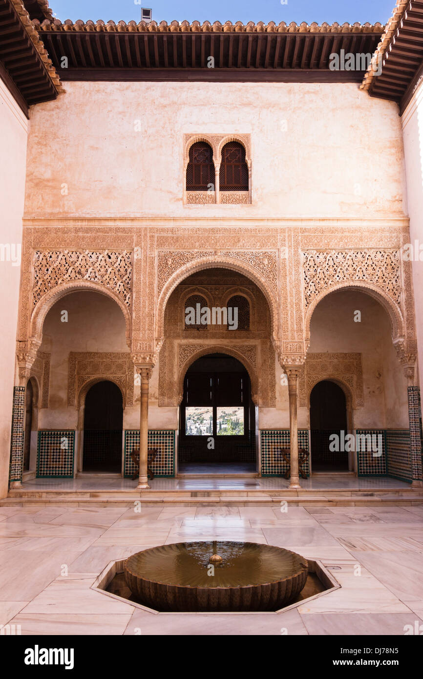 Alhambra palace mexuar hall hi-res stock photography and images - Alamy