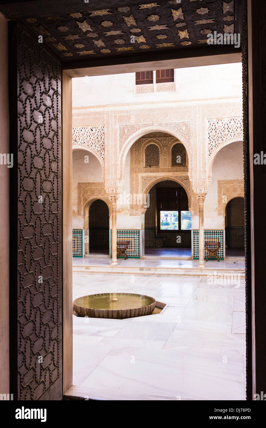 Mexuar Hall in the Alhambra palace. Granada, Spain Stock Photo - Alamy
