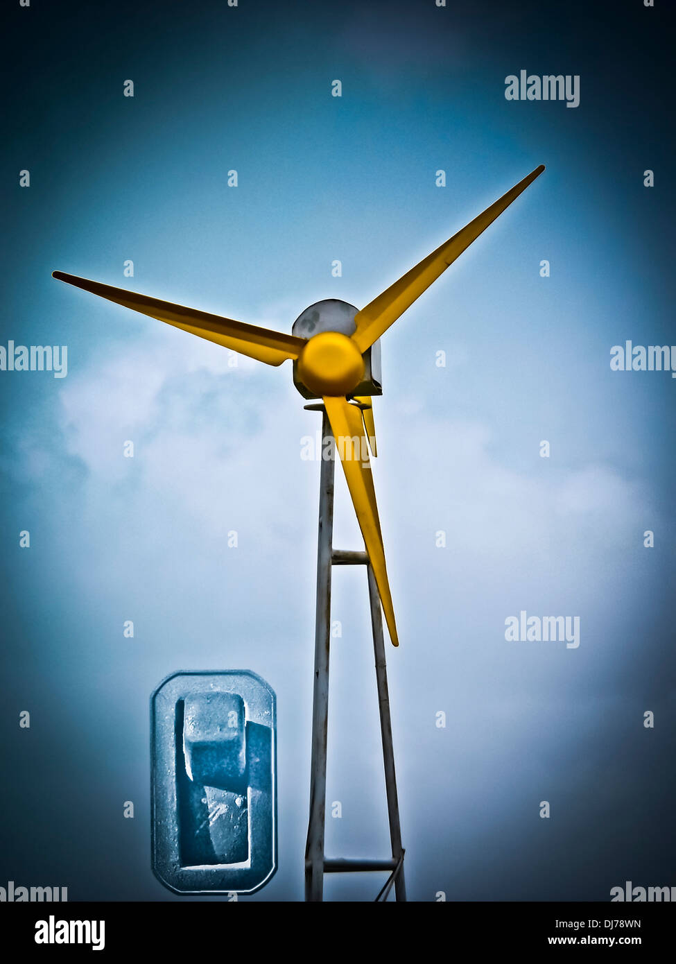 Wind wheel, Alternative Energy, Concept Stock Photo - Alamy