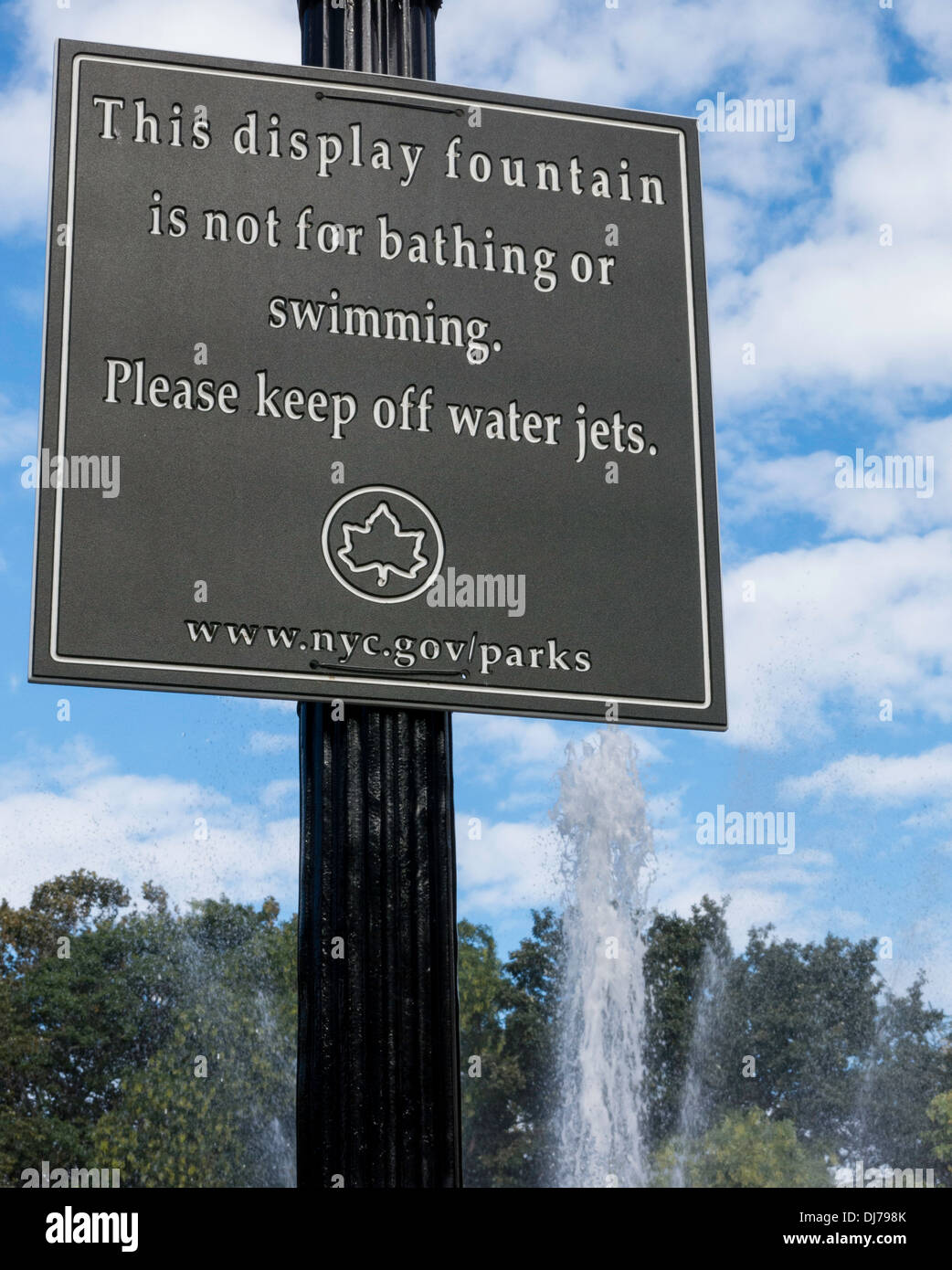 Please keep off water jets hi-res stock photography and images - Alamy