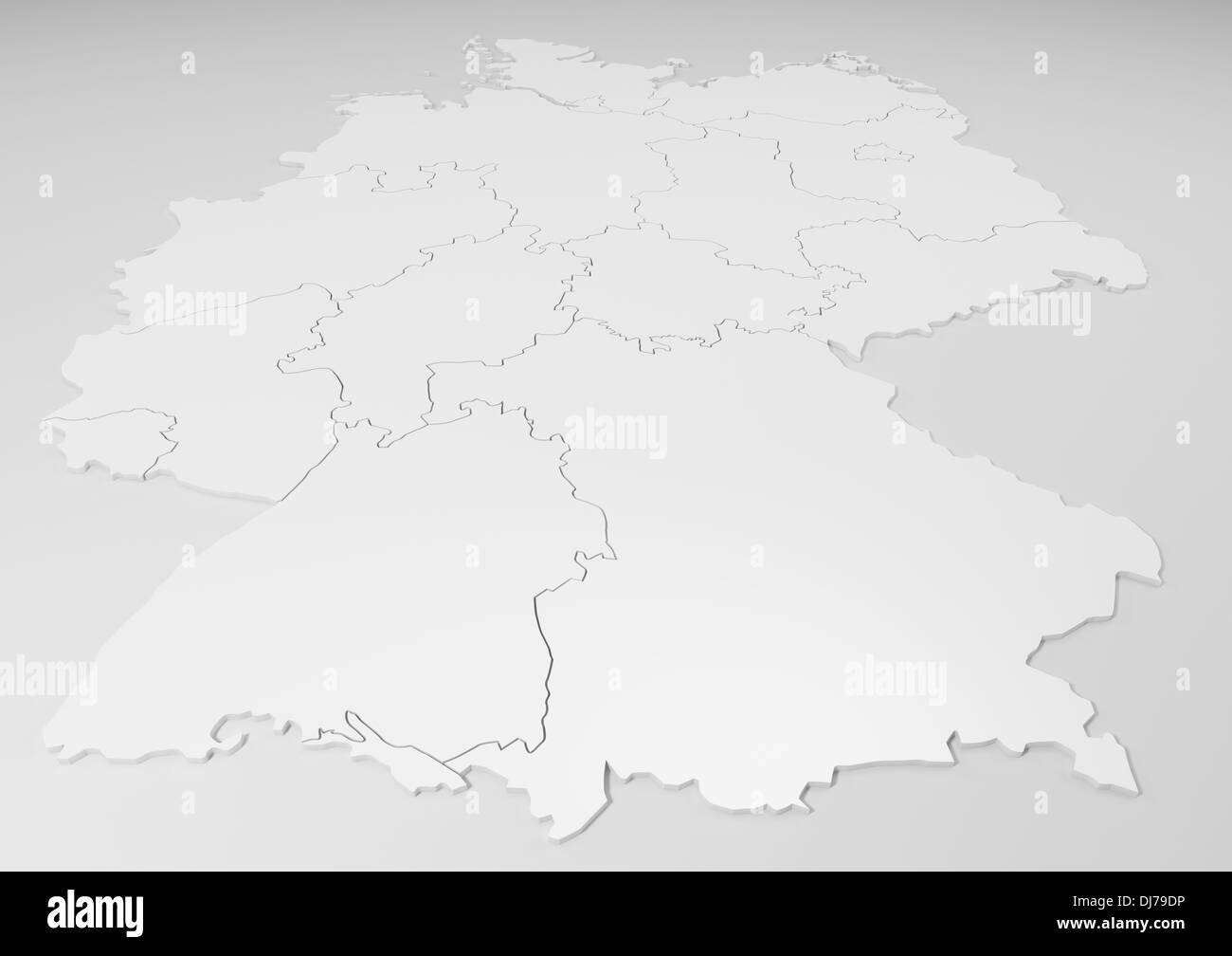 German states europe map hi-res stock photography and images - Alamy