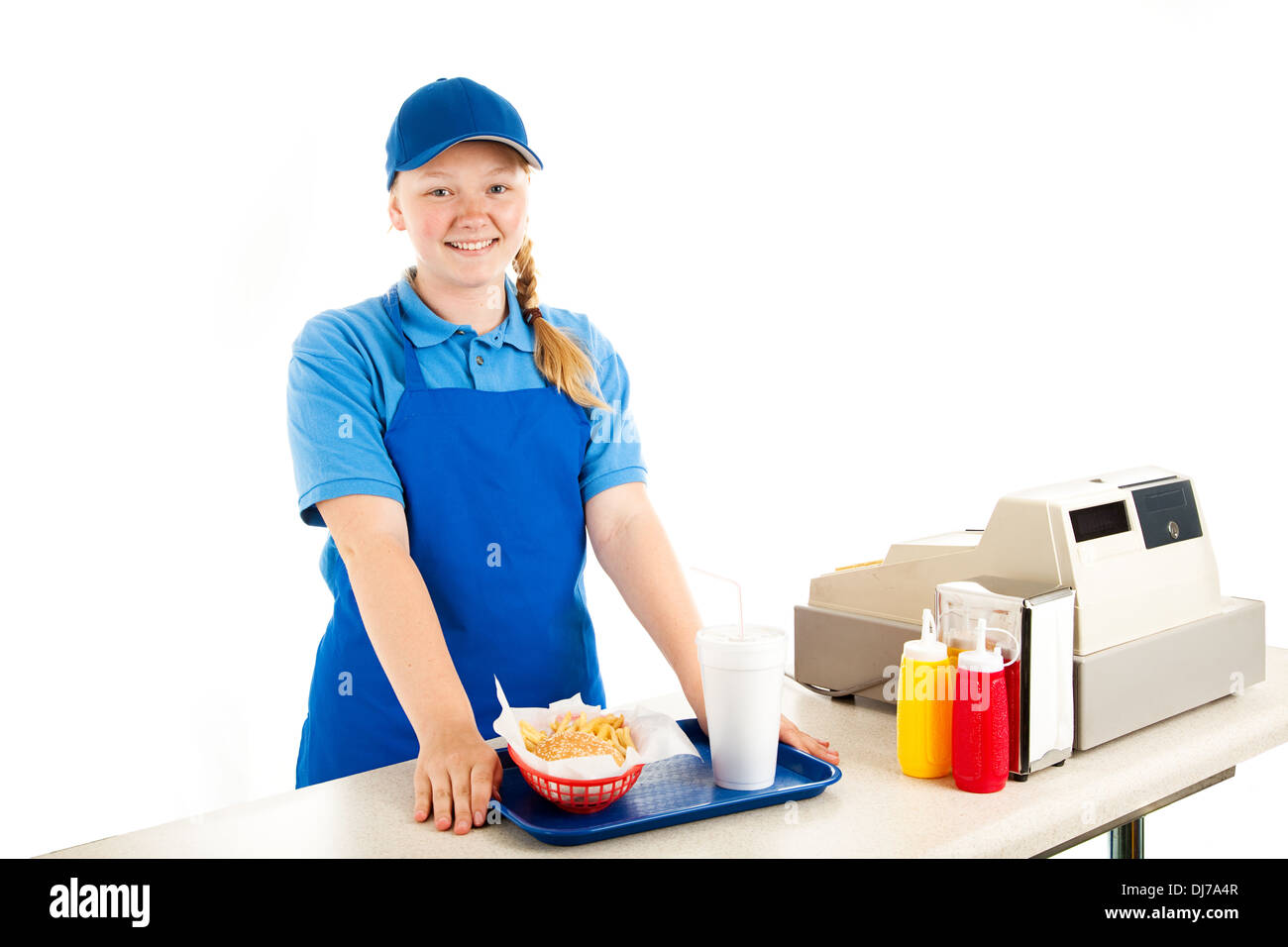 Teen Working Cash Register High Resolution Stock Photography and Images ...