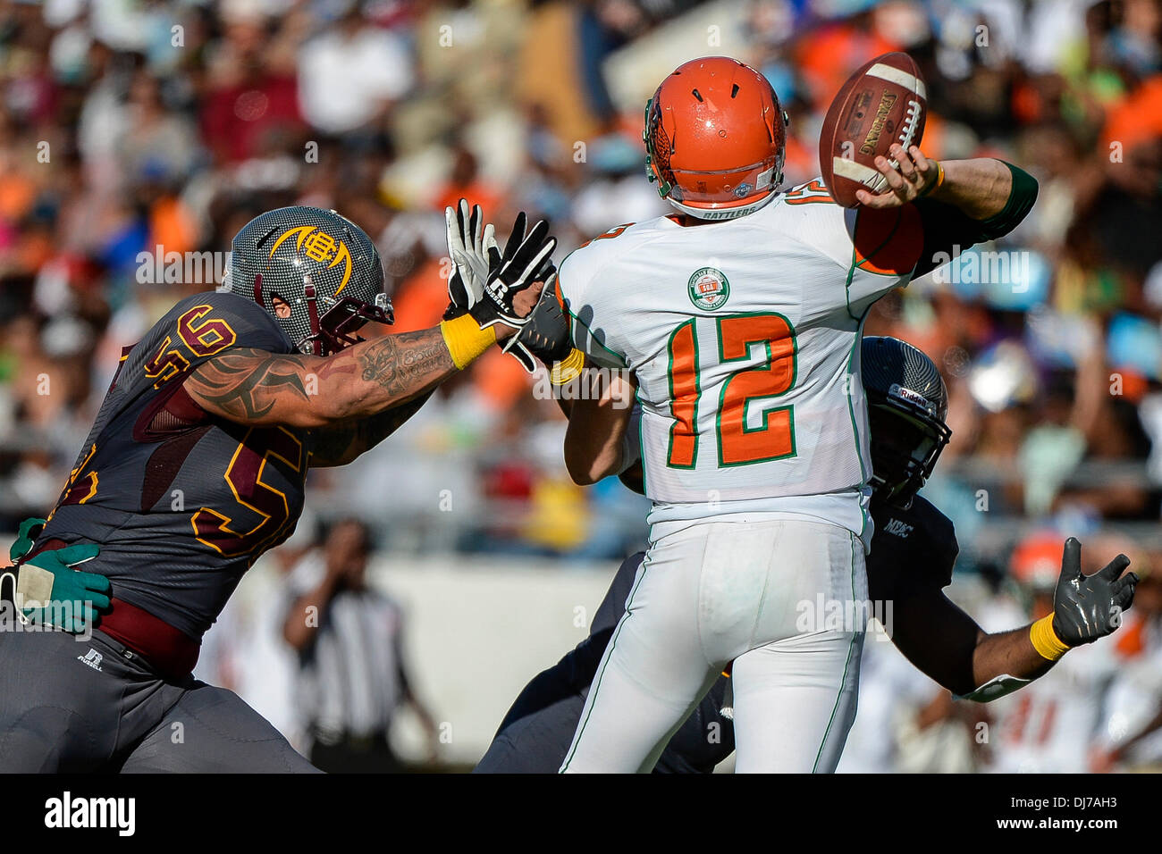 - Orlando, FL, U, . 23rd Nov, 2013. S: Florida A&M quarterback Carson ...