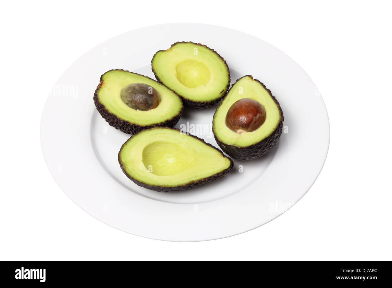 Half avocado plate hi-res stock photography and images - Alamy