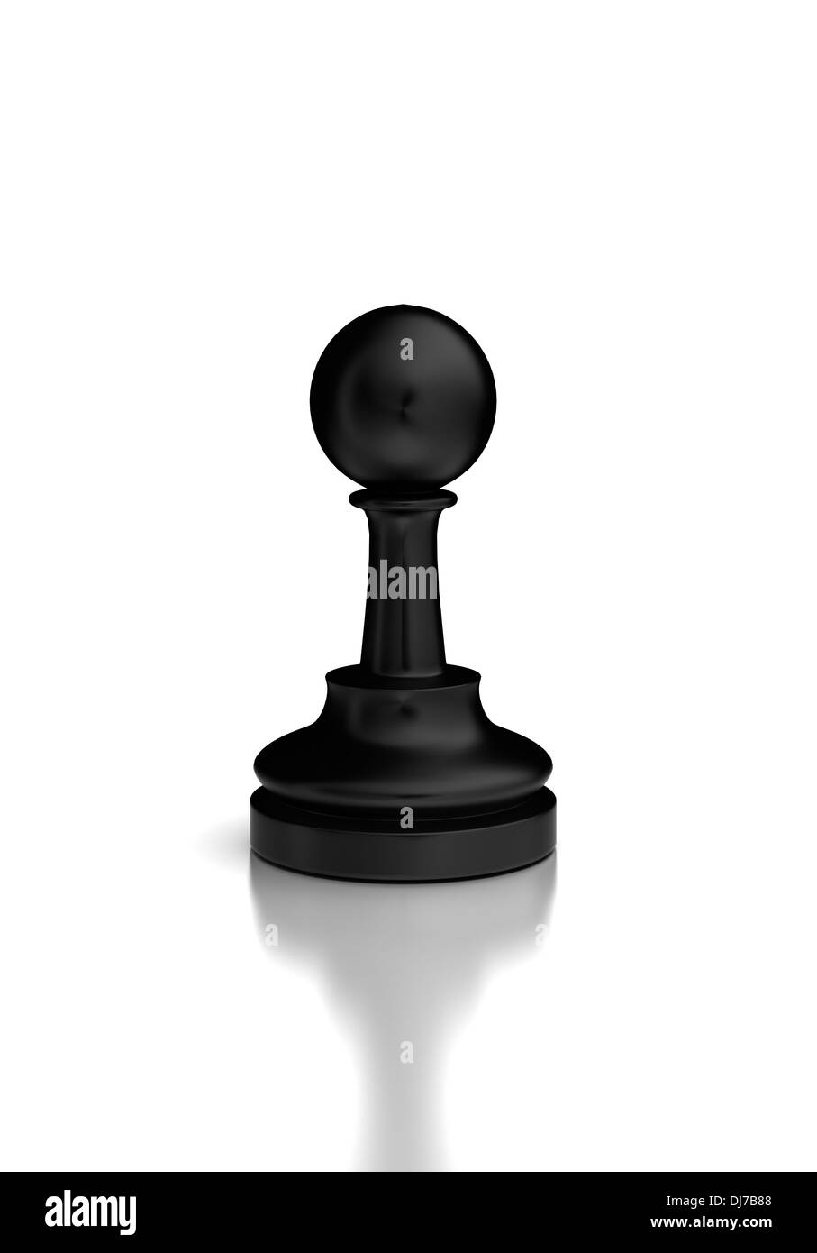 Single Chess Pawn (high resolution computer generated image Stock Photo ...