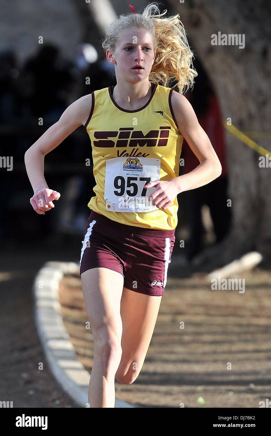 November 23 2013 Walnut, CA.Simi Valley High School's Sarah Baxter, one ...