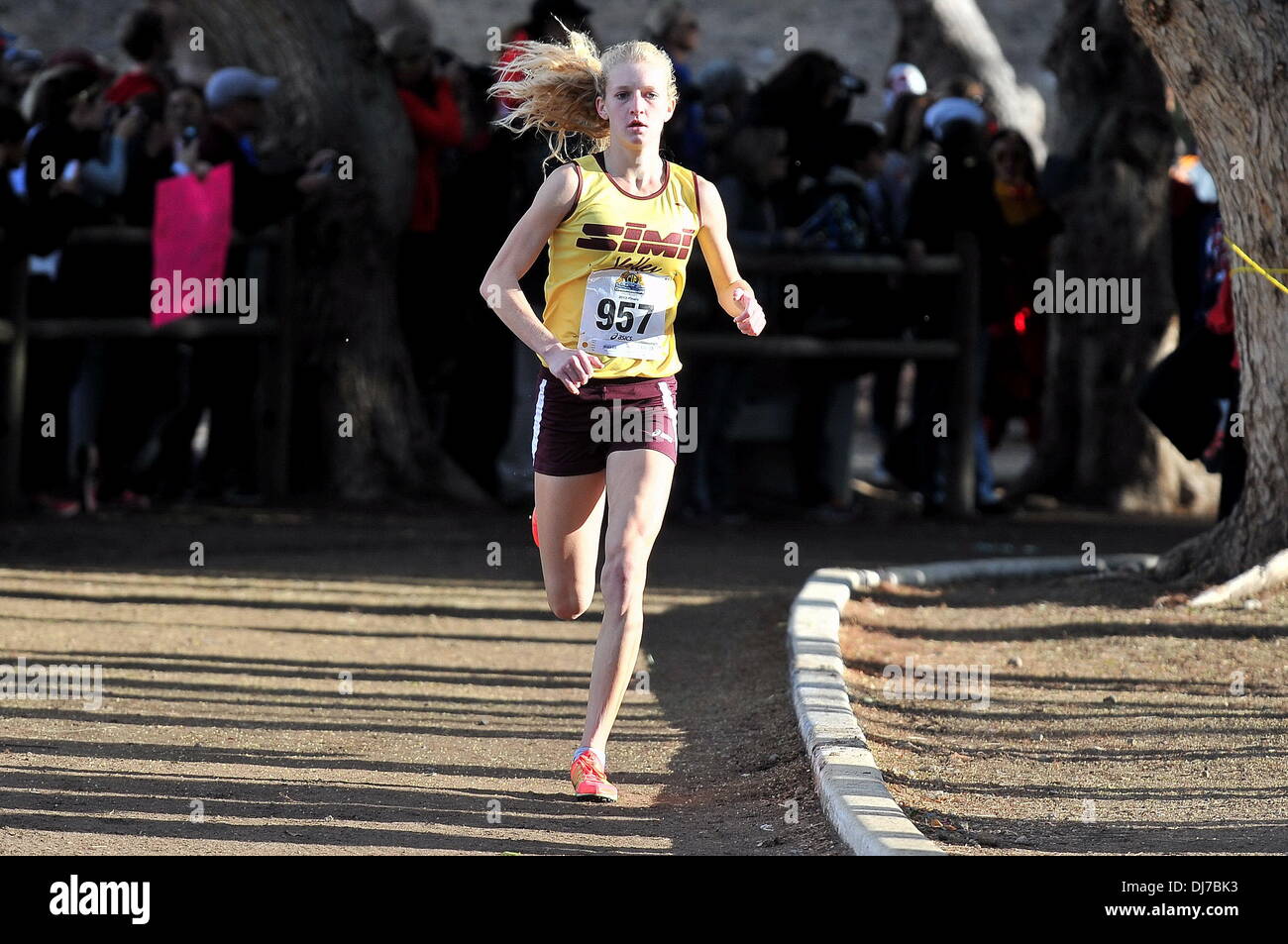 November 23 2013 Walnut, CA.Simi Valley High School's Sarah Baxter, one ...