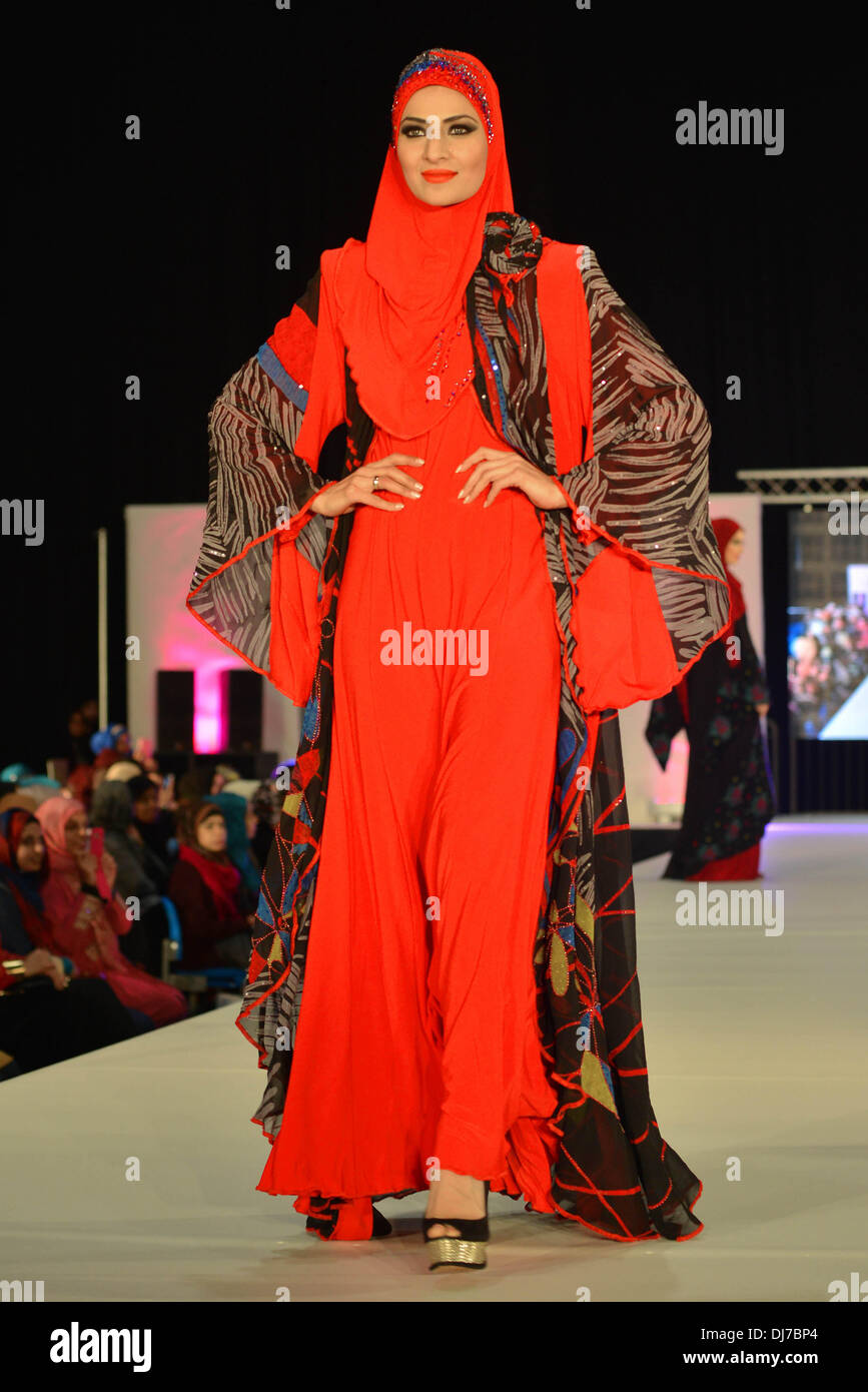 London UK 23th Nov 2013 : Designer Sri Munawwarah from Malaysia ...