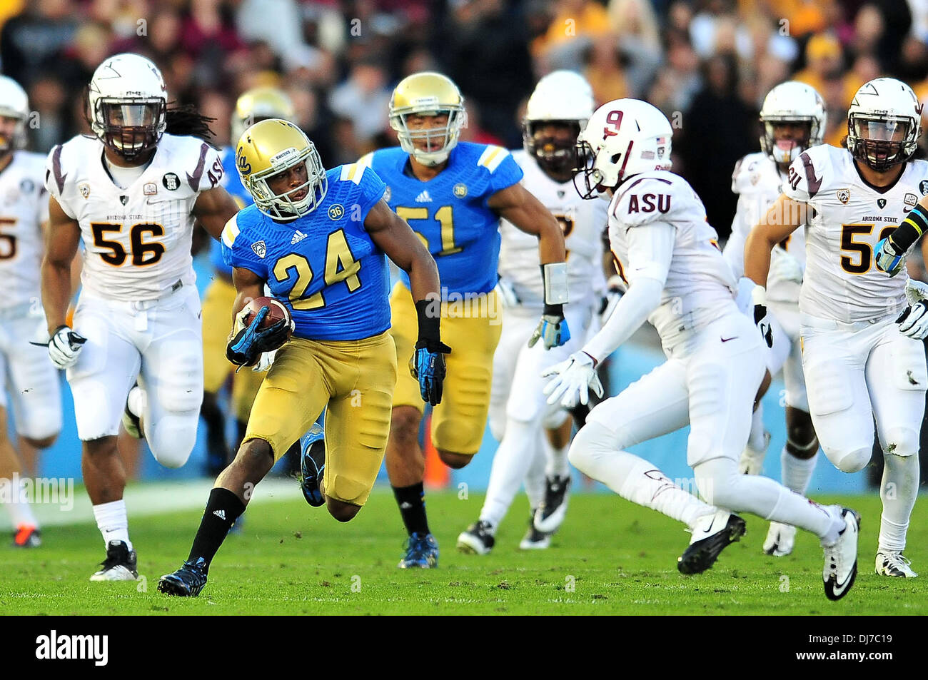 Pasadena, CA, . 23rd Nov, 2013. UCLA Bruins cornerback Ishmael Adams ...