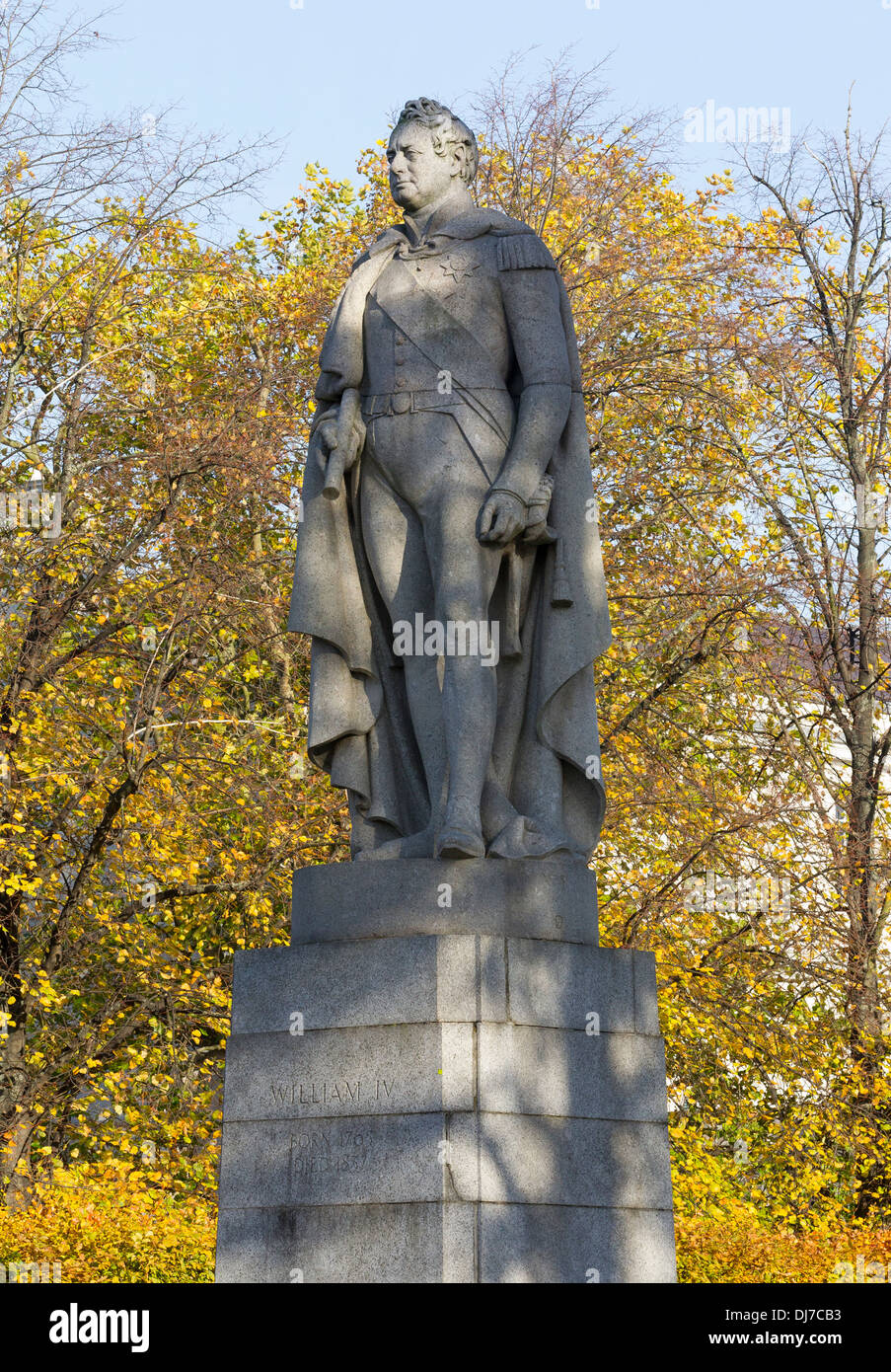 Granite statue of King William IV of England by Samuel Nixon (1844) in ...