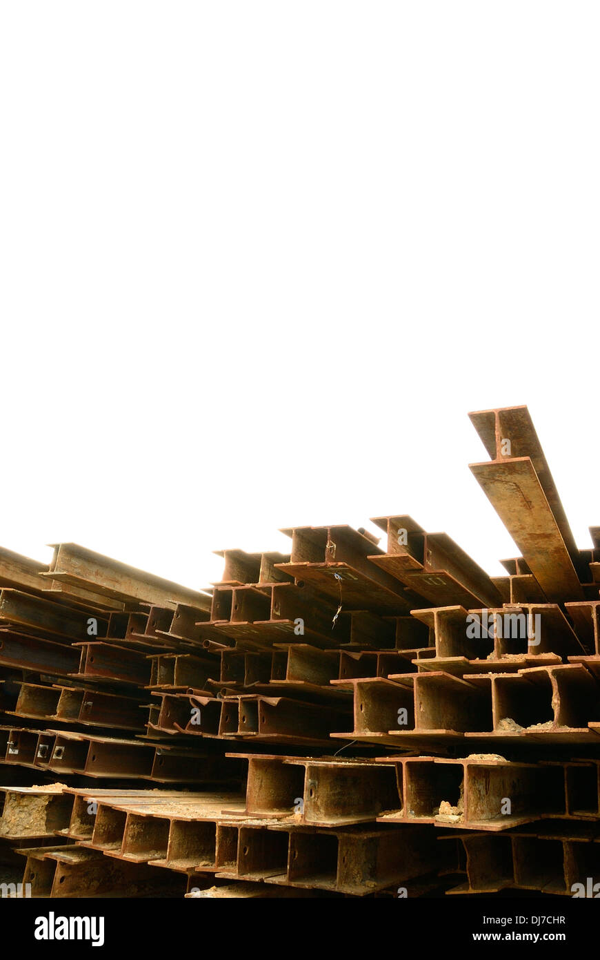 Stacked girder steel beam hi-res stock photography and images - Alamy