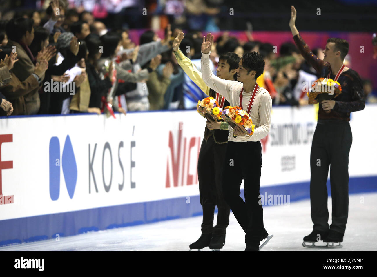 Tokyo Japan. 9th Nov, 2013. Nobunari Oda, Daisuke Takahashi (JPN ...