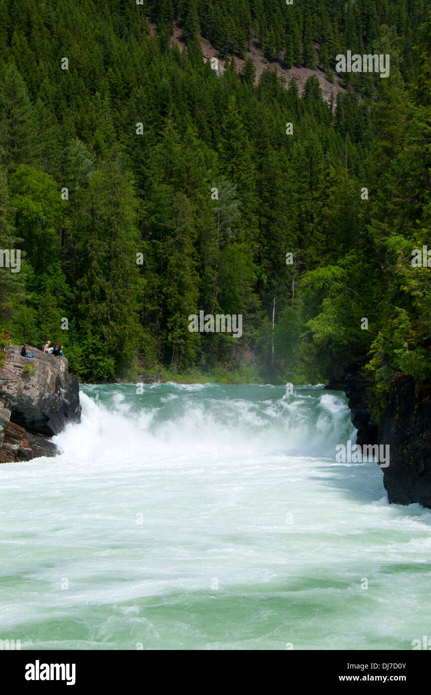 Overlander Falls, Mt Robson Provincial Park, British Columbia, Canada ...