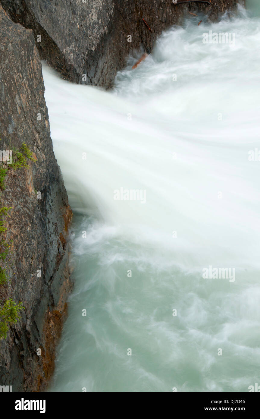Natural Bridge along Kicking Horse River, Yoho National Park, British ...