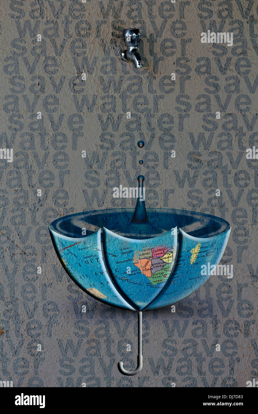 Save Water Concept Stock Photo - Alamy