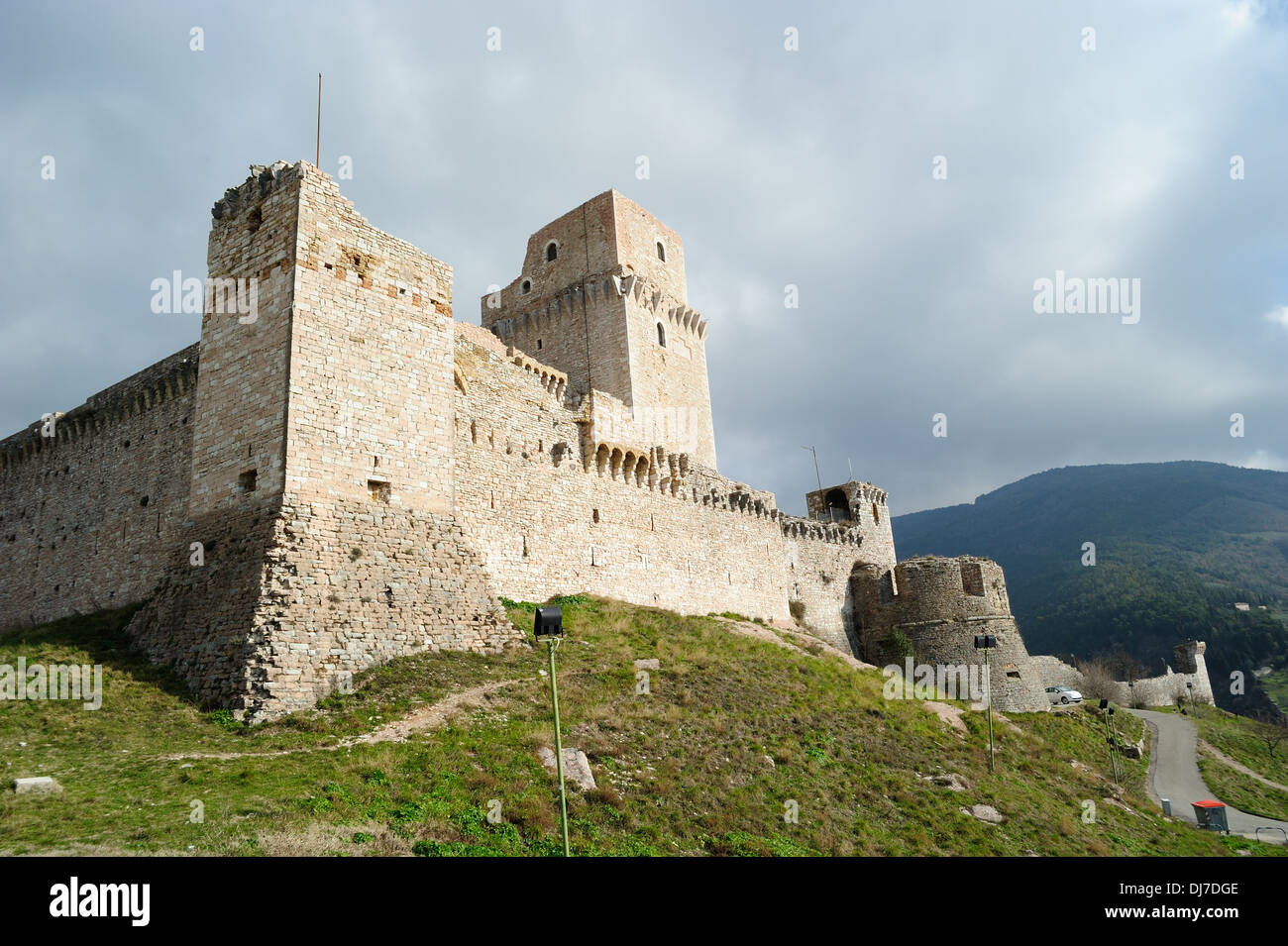 Old castle of assisi hi-res stock photography and images - Alamy