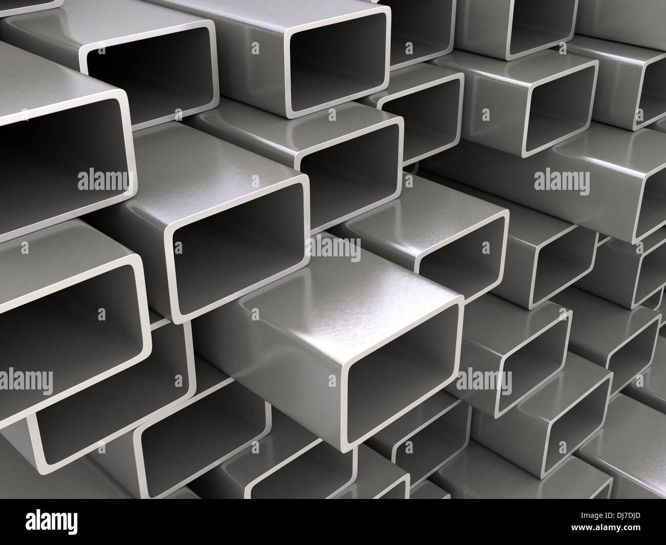 Three metal pipes close hi-res stock photography and images - Alamy