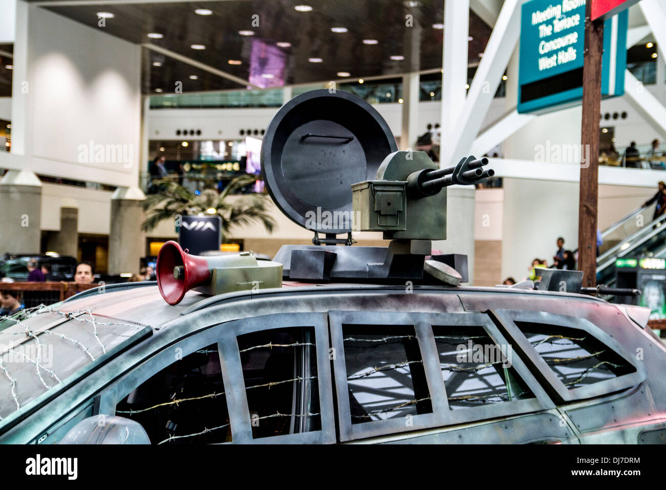 Zombie apocalypse survival vehicles at the 2013 Los Angeles ...