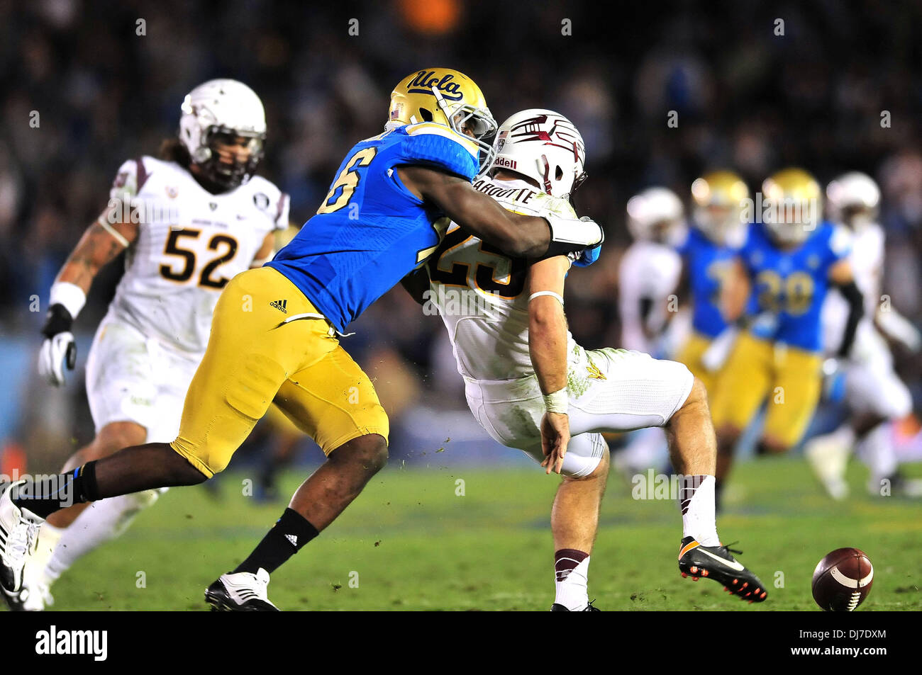 Pasadena, CA, . 23rd Nov, 2013. Arizona State Sun Devils punter Alex ...