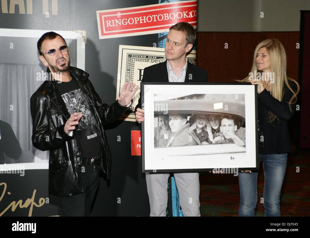 Las Vegas, NV, USA. 23rd Nov, 2013. Ringo Starr, Nicholas Roylance ...