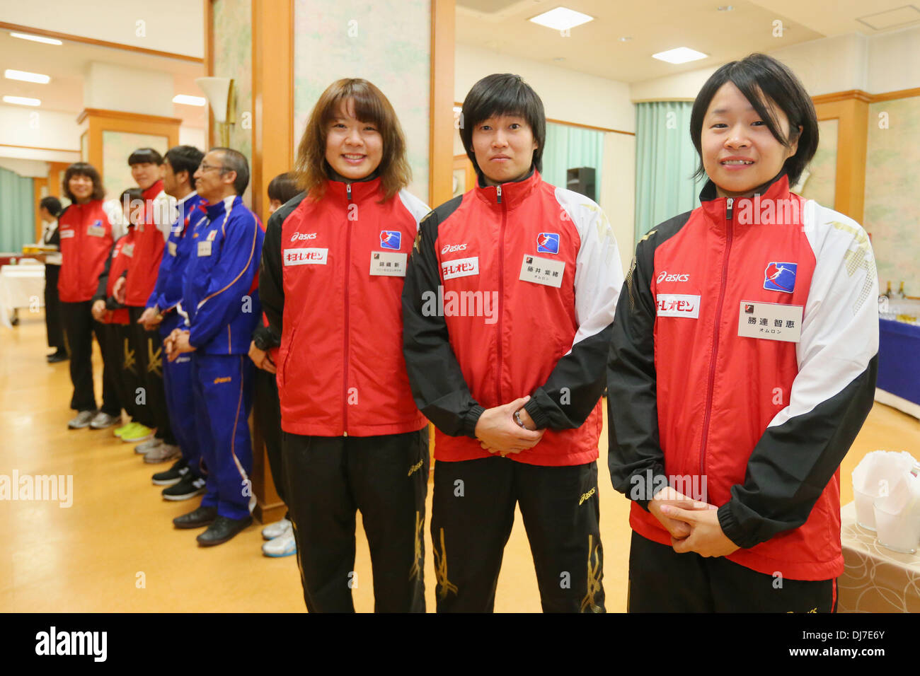 Kishi Memorial Gymnasium, Tokyo, Japan. 22nd Nov, 2013. Japan National ...