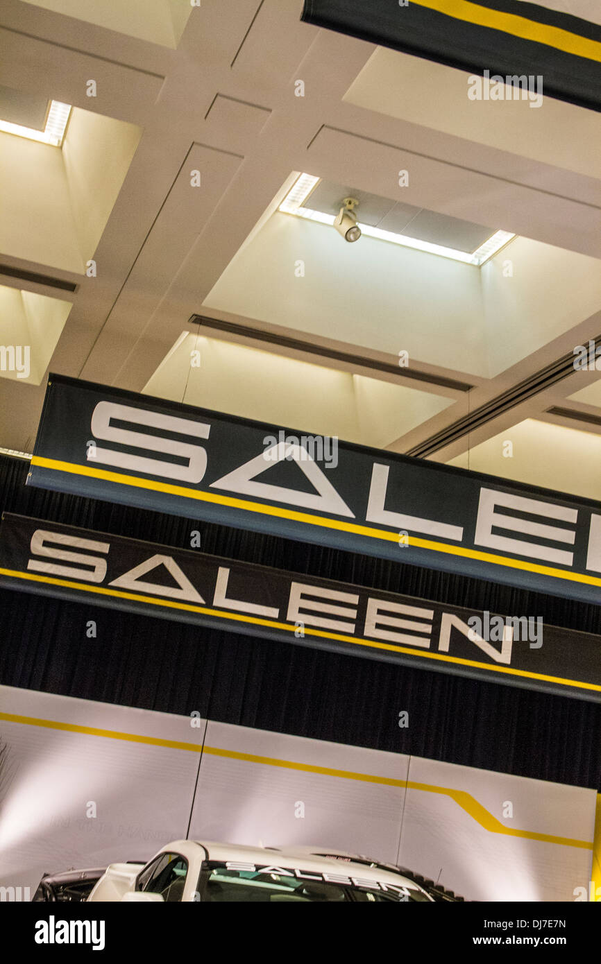 The Saleen display at the 2013 Los Angeles International Auto Show ...