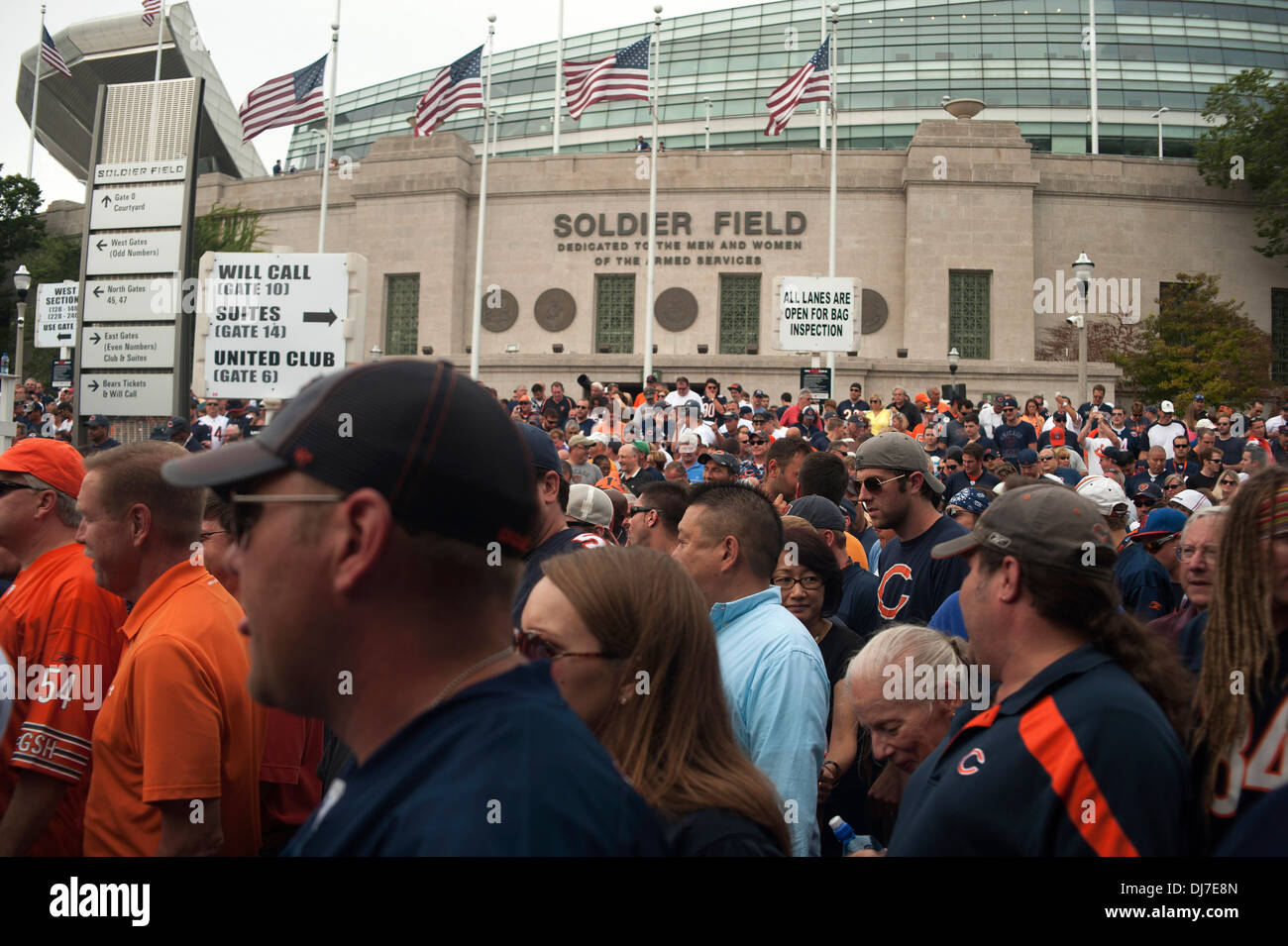 Chicago Bears National Football League fans, Soldier Field, Chicago ...
