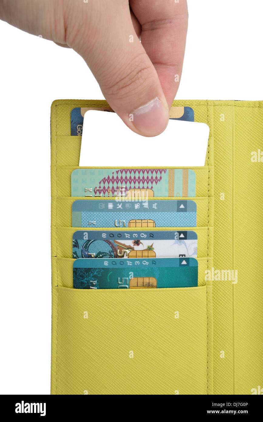 Bank card wallet hi-res stock photography and images - Alamy