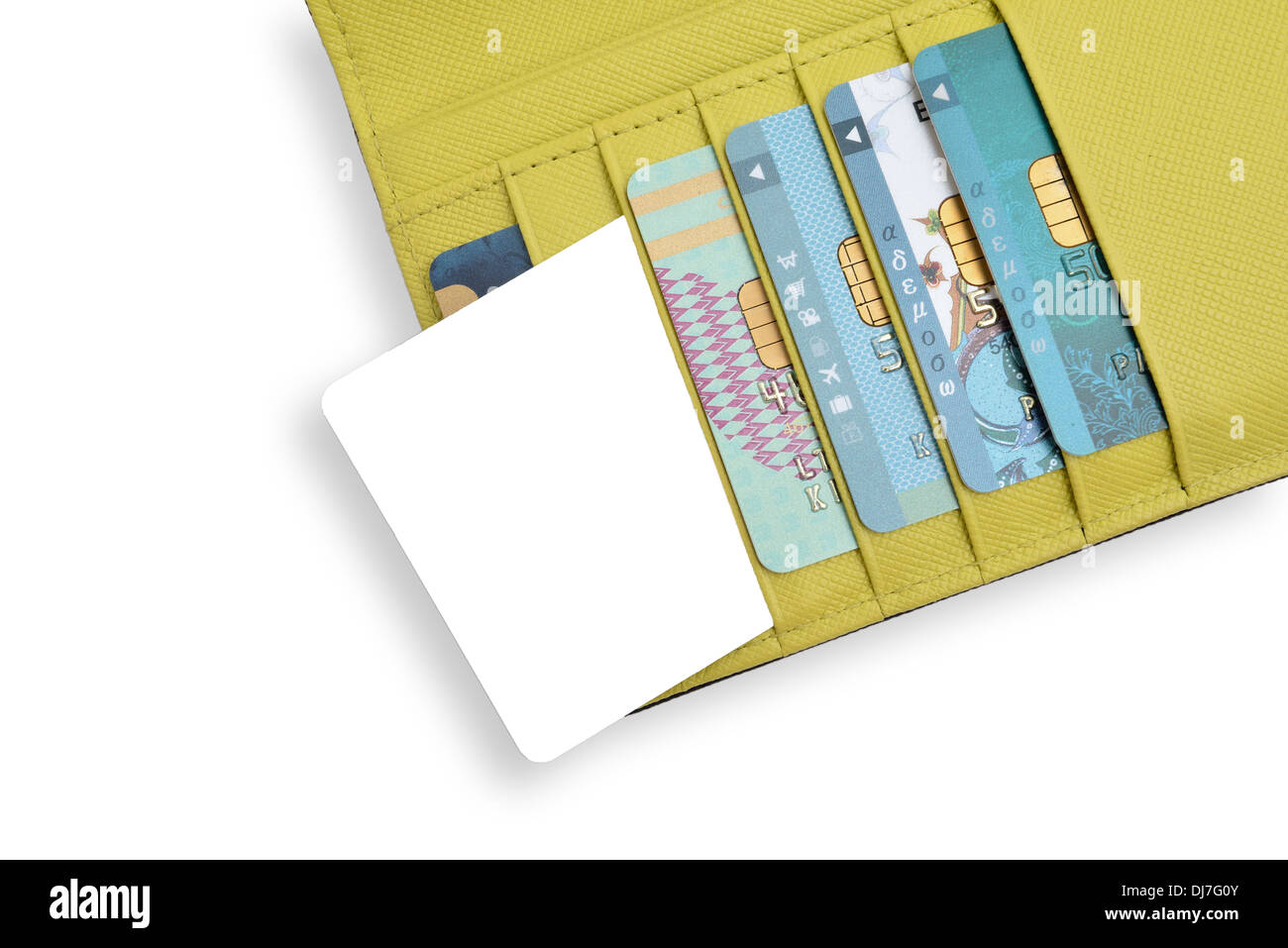 Credit card in wallet Stock Photo - Alamy