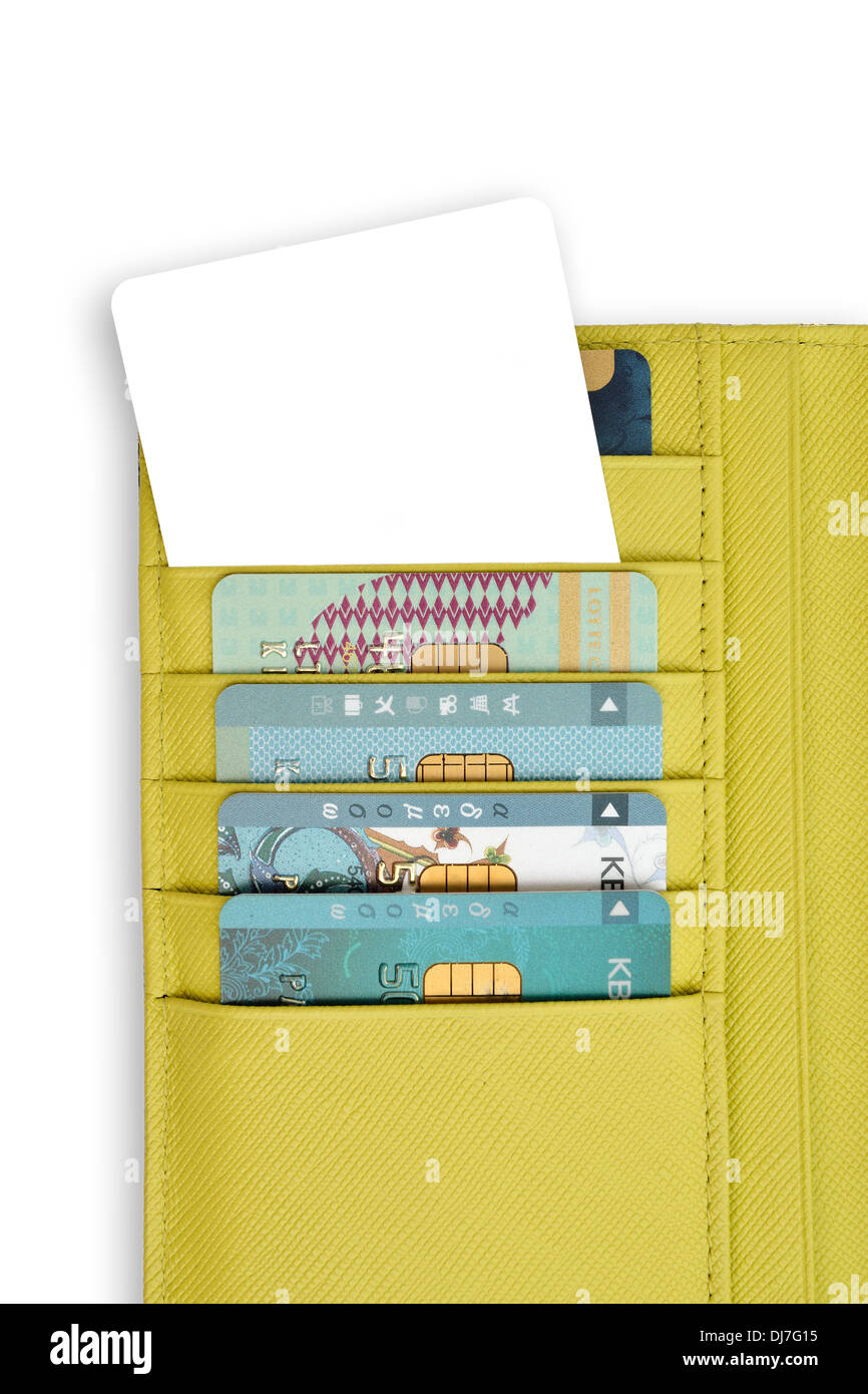 Bank card wallet hi-res stock photography and images - Alamy
