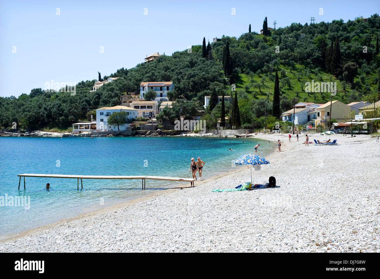 Kalami Beach Corfu Greece Stock Photo - Alamy