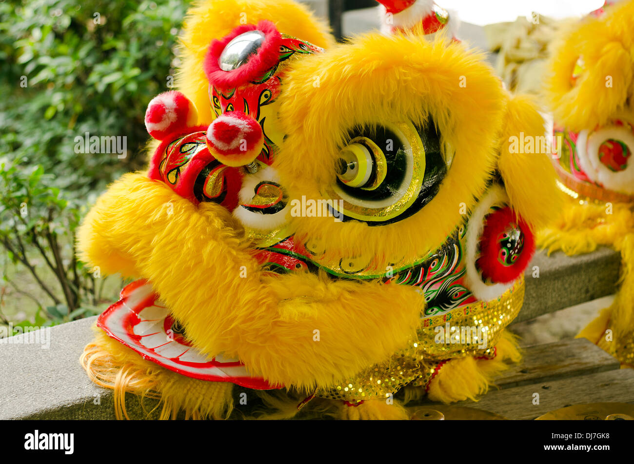 Lion dance, Zumiao ancestral temple ,Foshan Guangzhou Stock Photo - Alamy