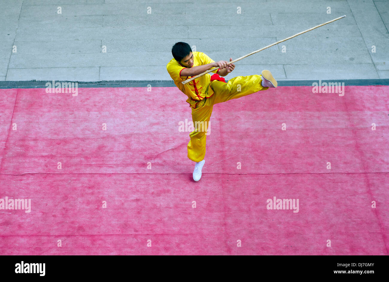 Kung Fu show ,Zumiao ancestral temple ,Foshan ,China Stock Photo - Alamy