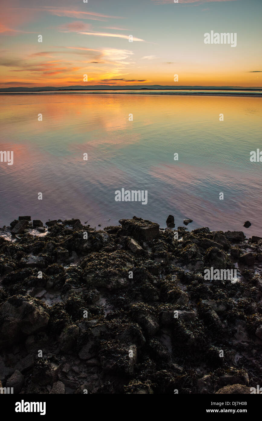 Beautiful calm sea sunset hi-res stock photography and images - Alamy