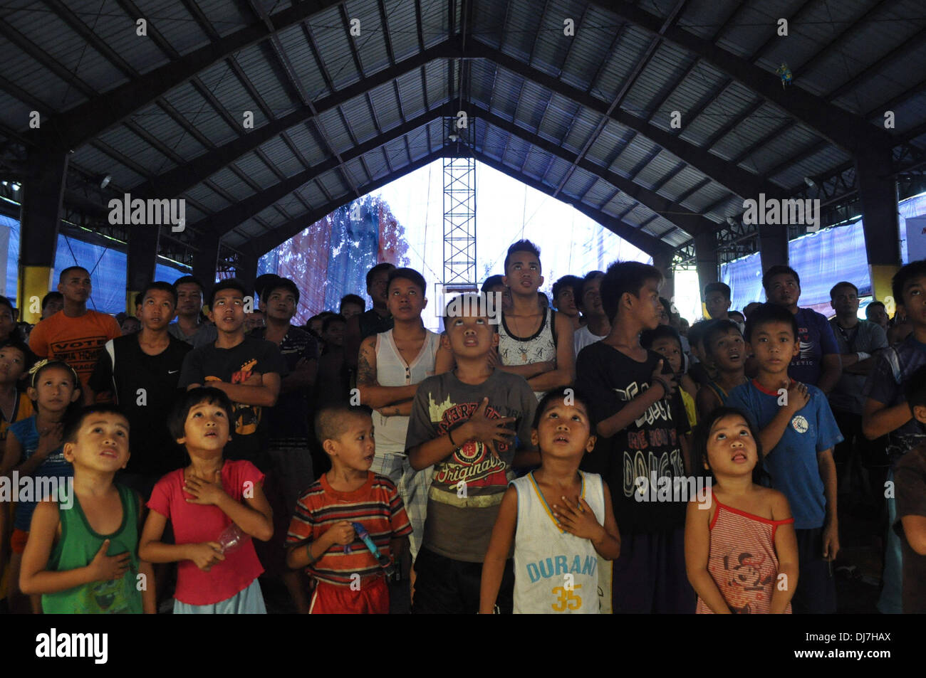 Singing philippine national anthem during hi-res stock photography and ...