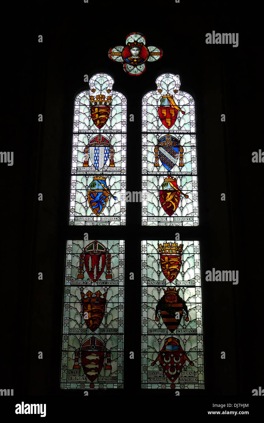 Stained glass window great hall hi-res stock photography and images - Alamy