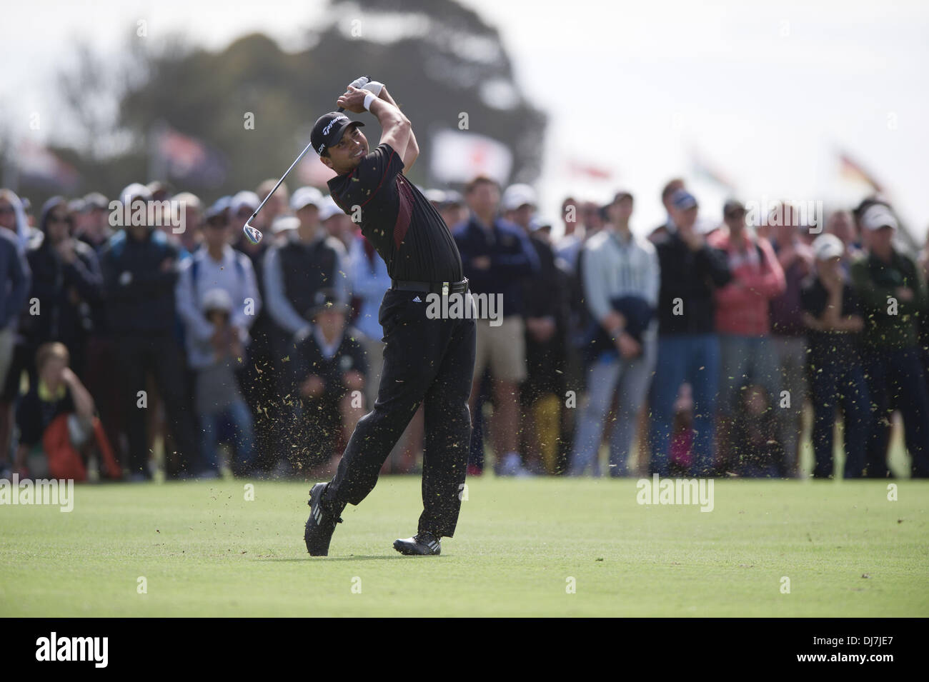 Melbourne, Australia. 24th Nov, 2013. Jason Day of Australia competes ...