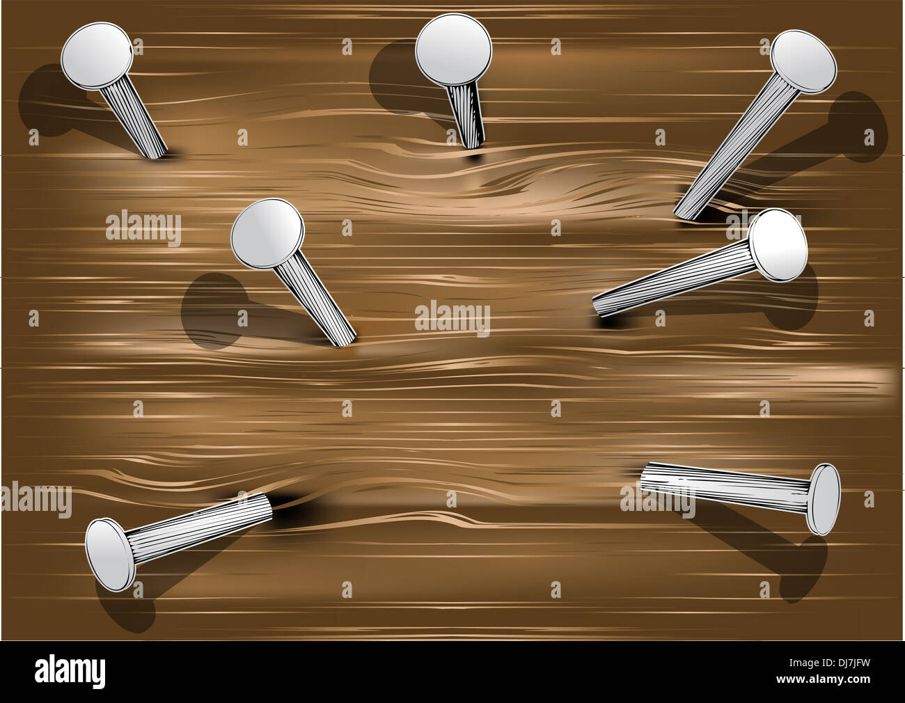 wood and nails. seamless texture Stock Photo - Alamy