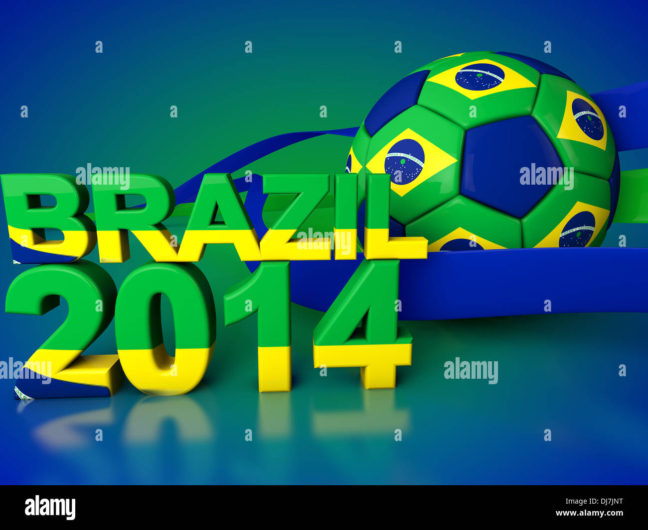 Brazil Football World Cup 2014 Stock Photo - Alamy