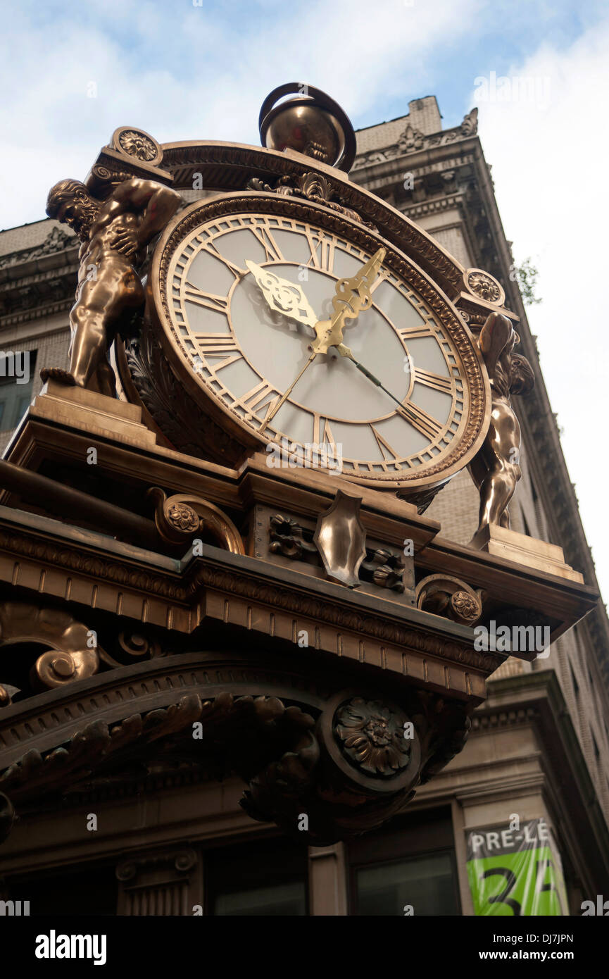 Clock face Pittsburgh, Pennsylvania, USA Stock Photo - Alamy