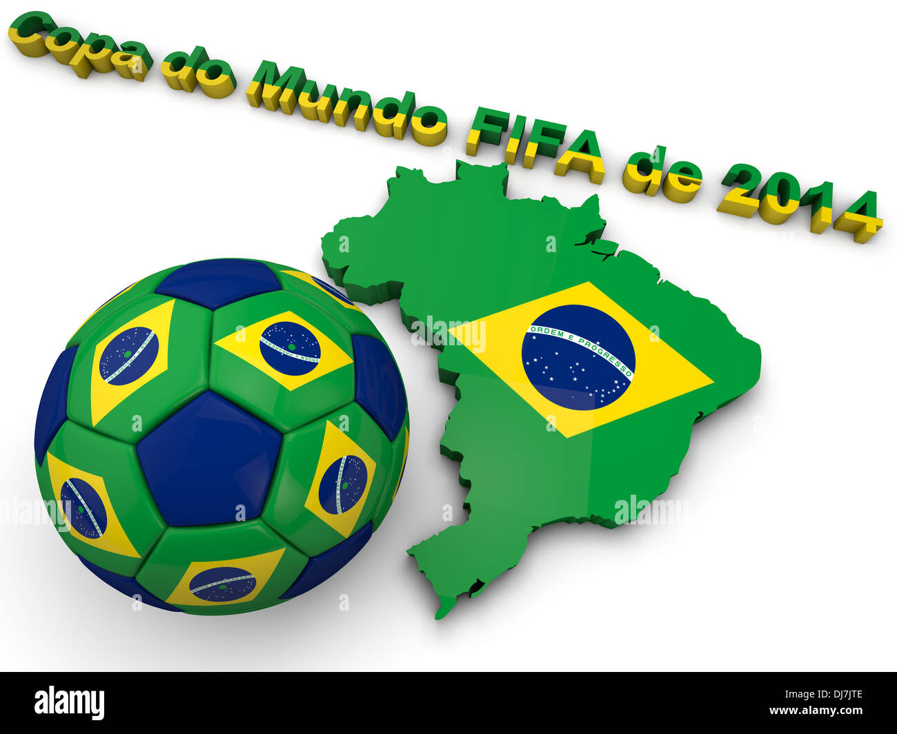 Brazil Football World Cup 2014 Stock Photo - Alamy