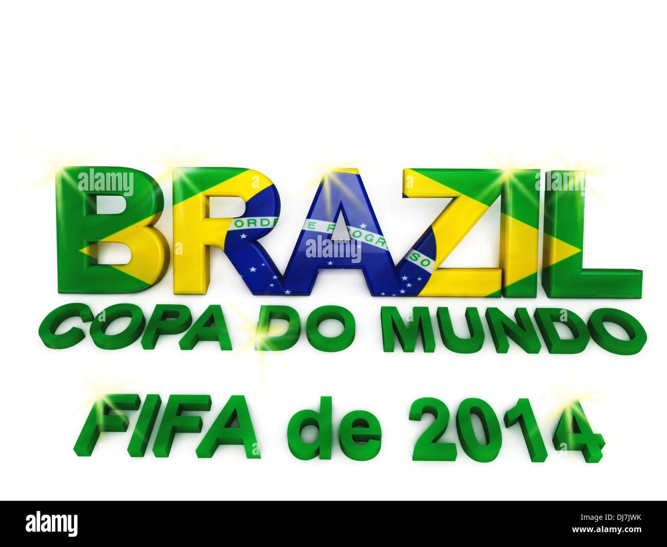 Brazil Football World Cup 2014 Stock Photo - Alamy